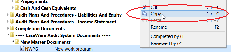 Creating a Work Programs