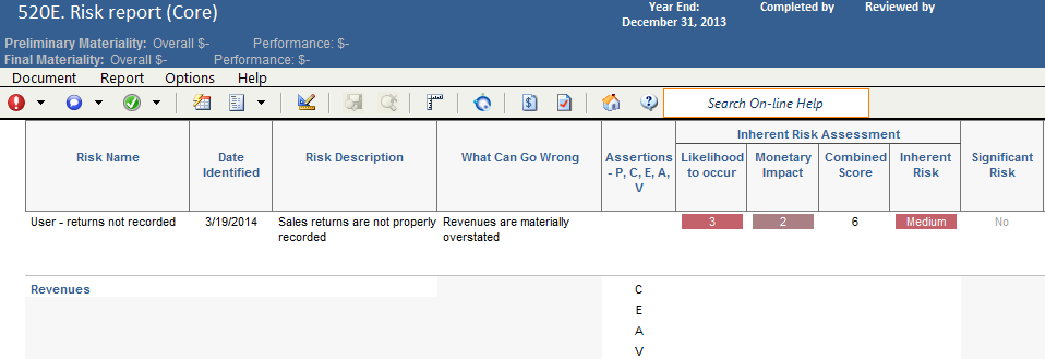 Risk Report