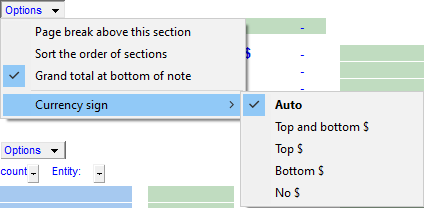 KP6 - Inventory note with quantities